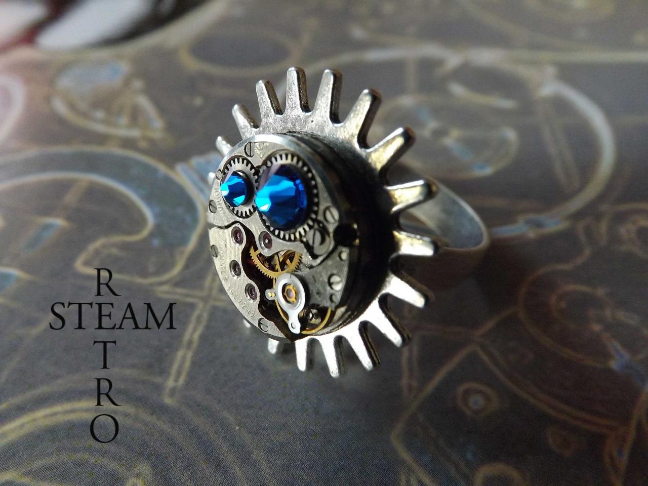 Oceans Rising Steampunk Ring - Steampunk Jewelry By Steamretro on Luulla