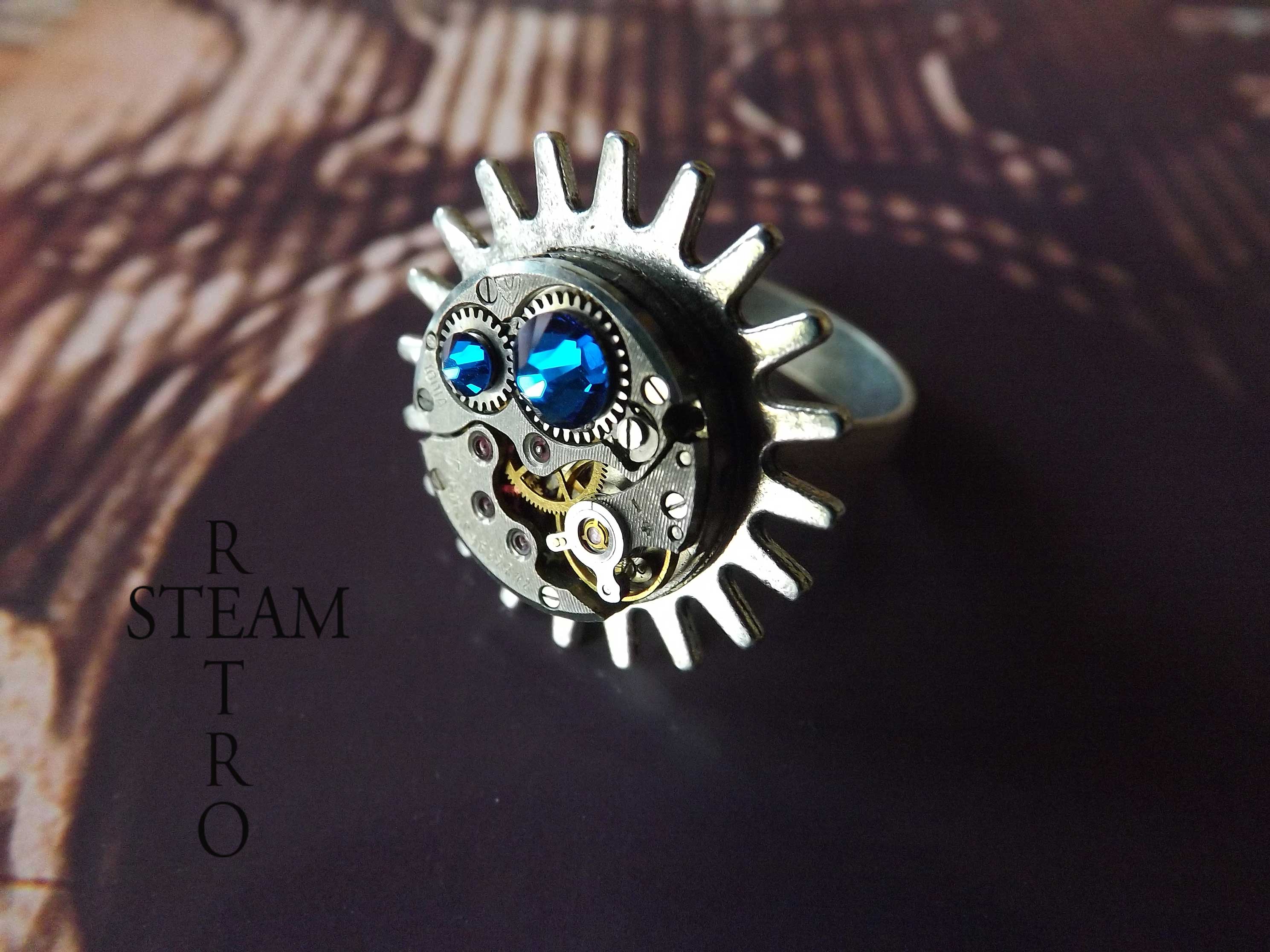 Oceans Rising Steampunk Ring - Steampunk Jewelry By Steamretro on Luulla